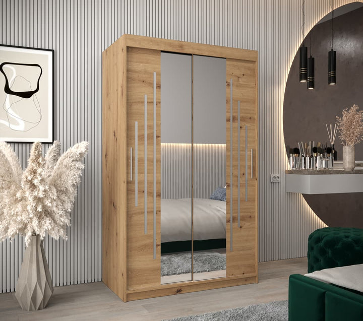 120cm wardrobe with drawers store