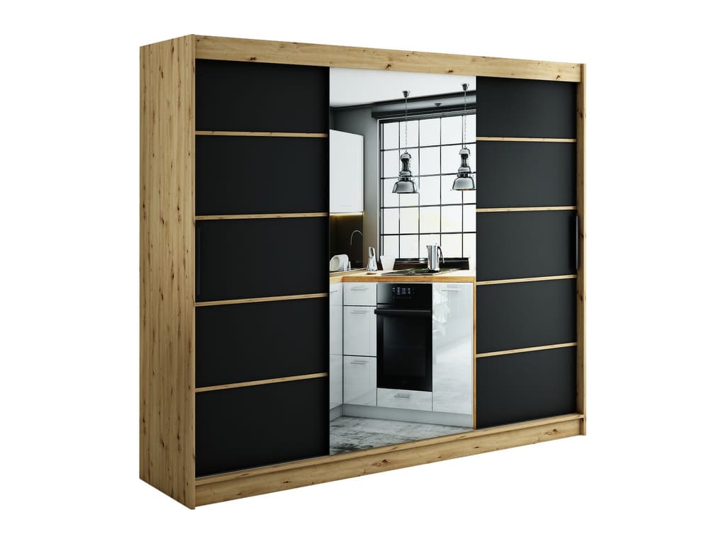 Leto V2 Sliding Door Wardrobe 250cm – Arthauss Furniture