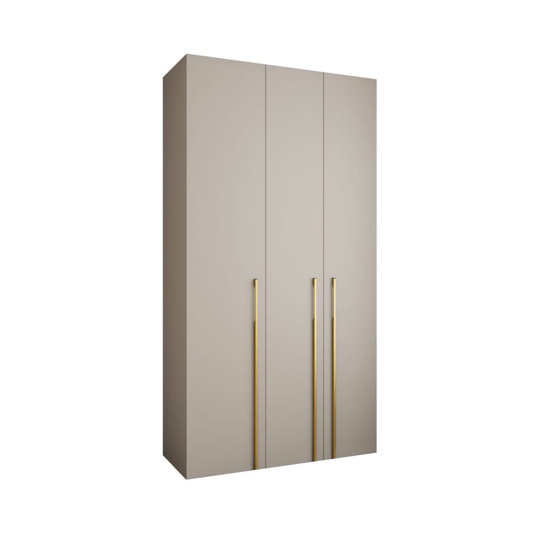 Como III Hinged Door Wardrobe 130cm – Arthauss Furniture