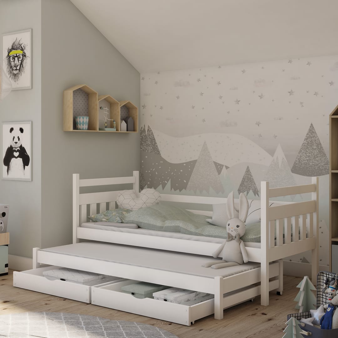 Daniel Double Bed with Trundle – Arthauss Furniture