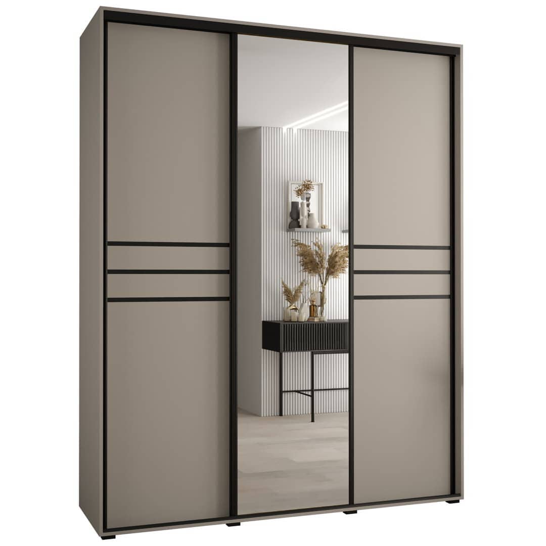 Dakota XI Sliding Door Wardrobe 200cm – Arthauss Furniture