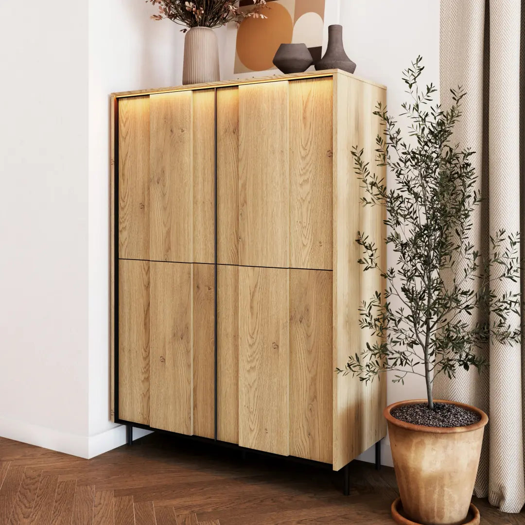 Tivoli TI-03 Highboard Cabinet 99cm – Arthauss Furniture