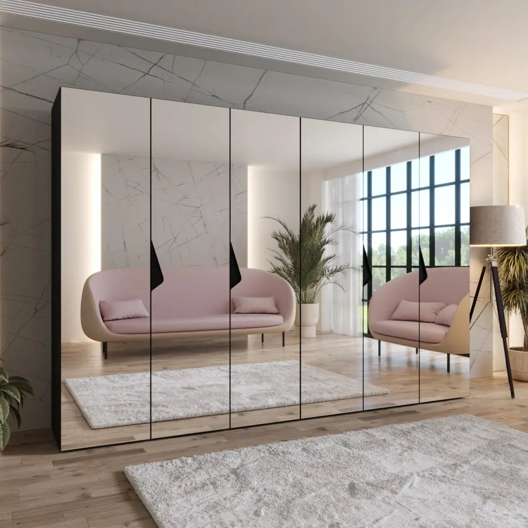Sandi III Hinged Door Wardrobe 300cm – Arthauss Furniture