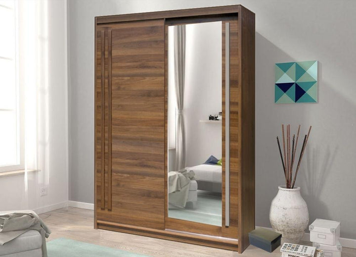 Effect 2 Sliding Door Wardrobe 175cm Arthauss Furniture