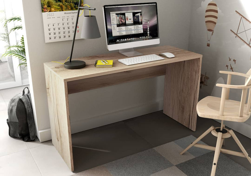 White desk 130cm store