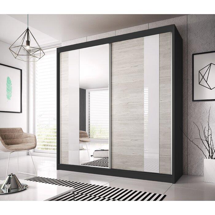 Multi 32 Sliding Door Wardrobe 203cm Arthauss Furniture