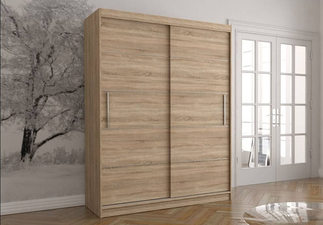 Vista 06 Sliding Door Wardrobe 150cm – Arthauss Furniture
